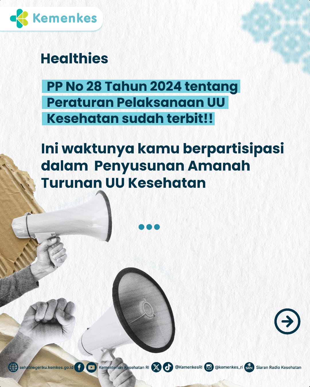 Kemenkes Mendengar Seluruh Aspirasimu – Ditjen P2