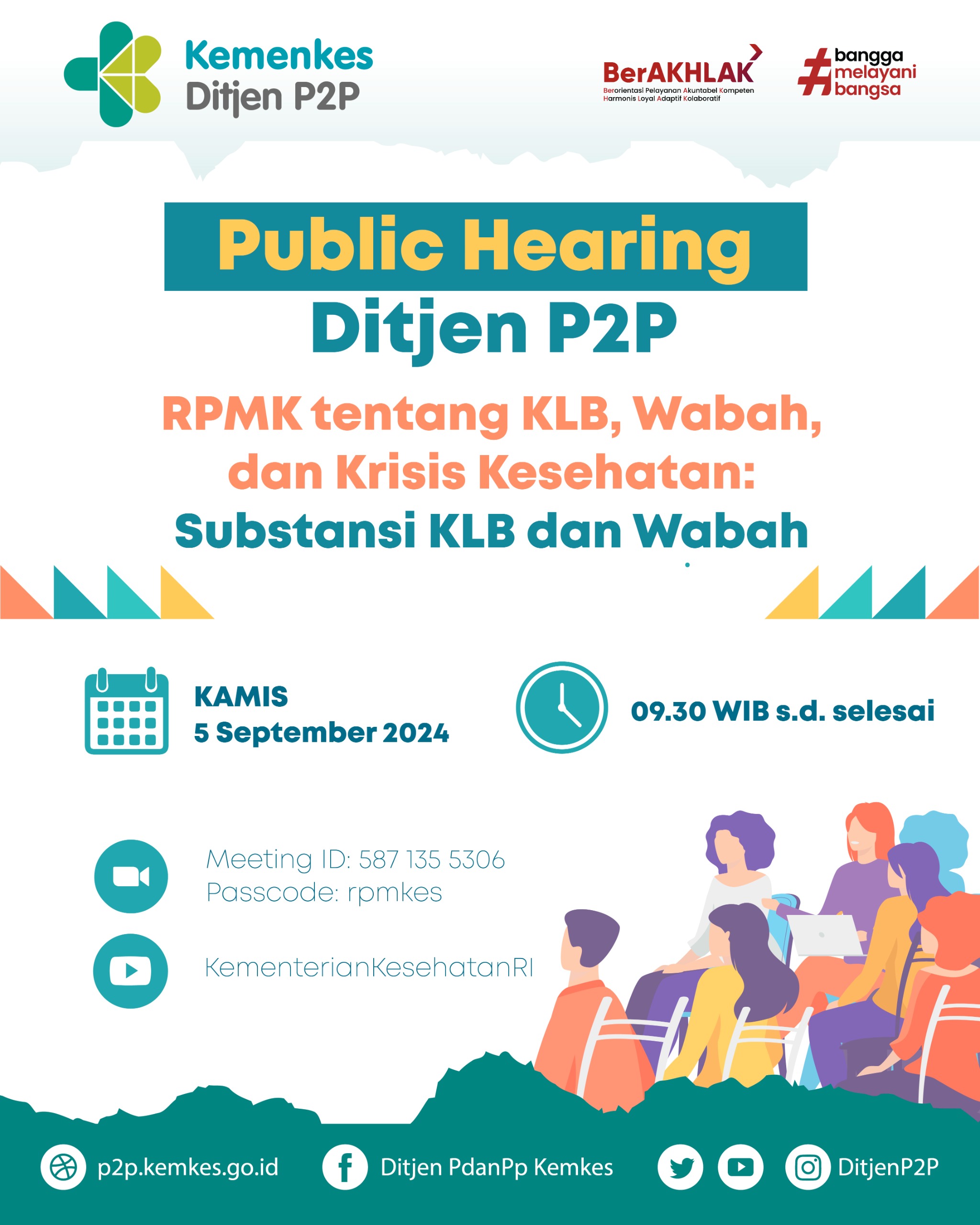 Public Hearing RPMK KLB, Wabah, dan Krisis Kesehatan – Ditjen P2